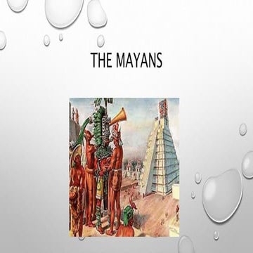 Mayan corn farming | PDF