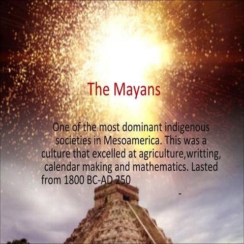 The Mayan Civilization | PPT