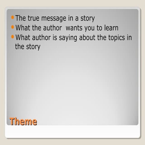 Short Stories - Megan | PPT