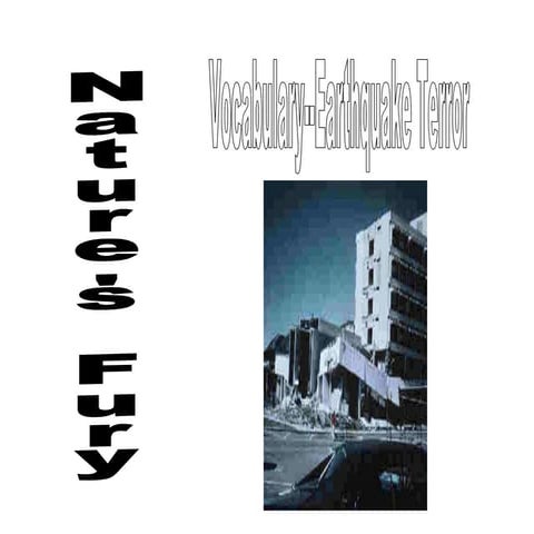 Theme 1 earthquake terror | PPT