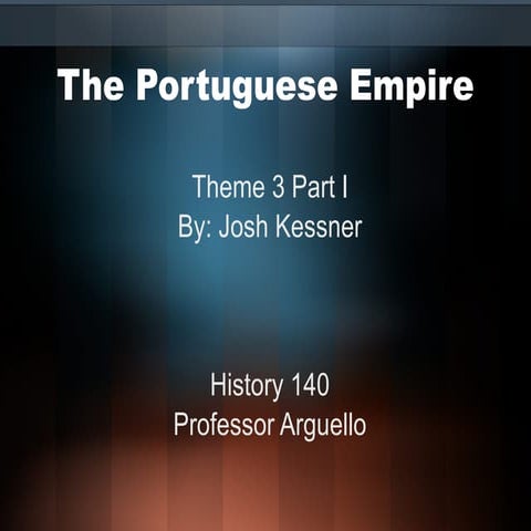 The Portuguese Empire | PPT