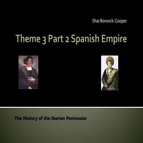 The Spanish Empire | PDF