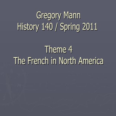 French Colonization of N. America | PPT
