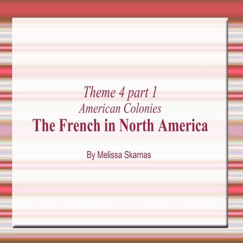 French in north america | PPTX