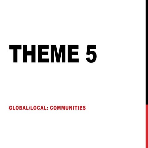 Theme 5 | PPT