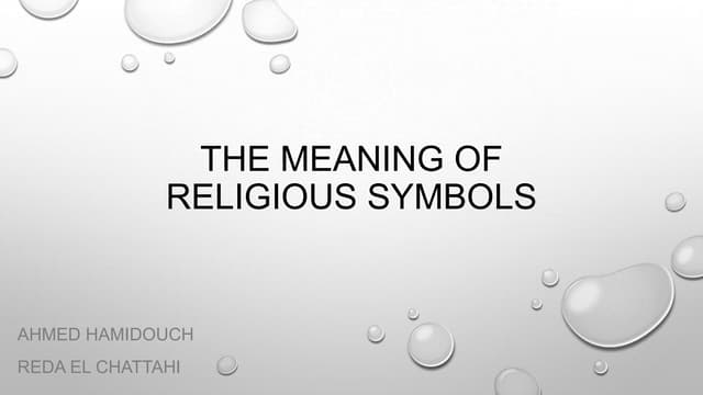 MAJOR WORLD RELIGIONS' SYMBOLS | PPTX
