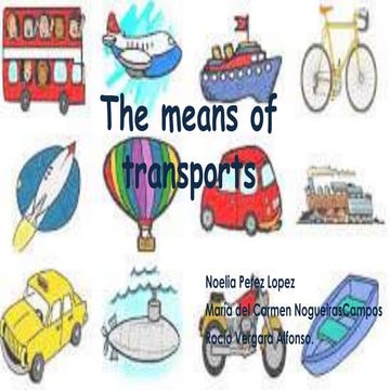 The means of transports | PPT