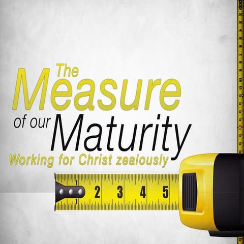 The measure of_our_maturity | PPT