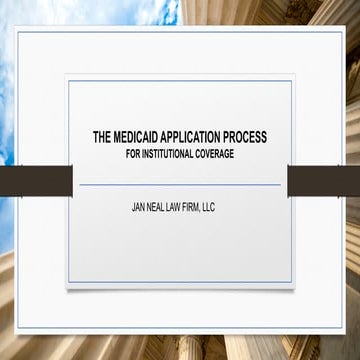 The Medicaid Application Process | PDF