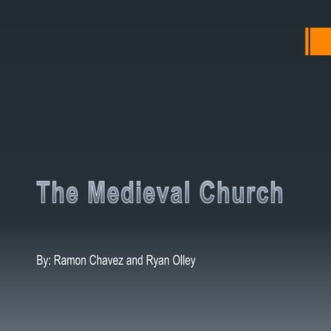 The medieval church | PPTX