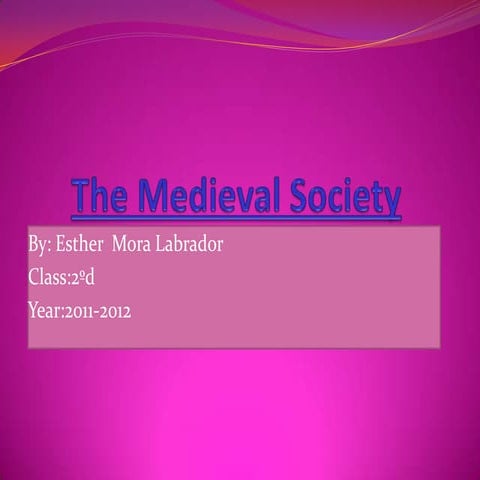 The medieval society | PPT