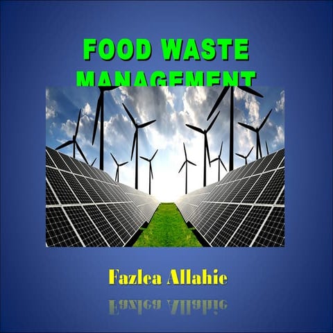 Food Waste Management | PPT