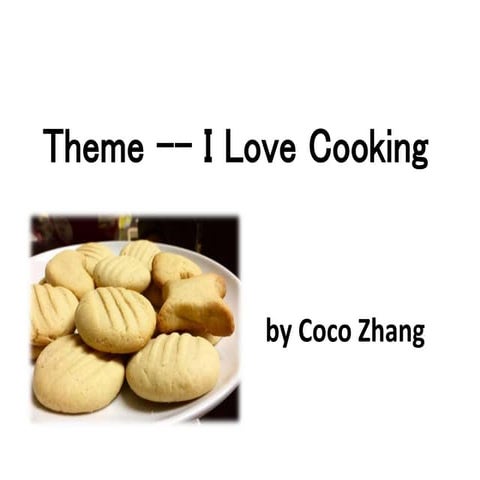 Theme – i love cooking | PPT