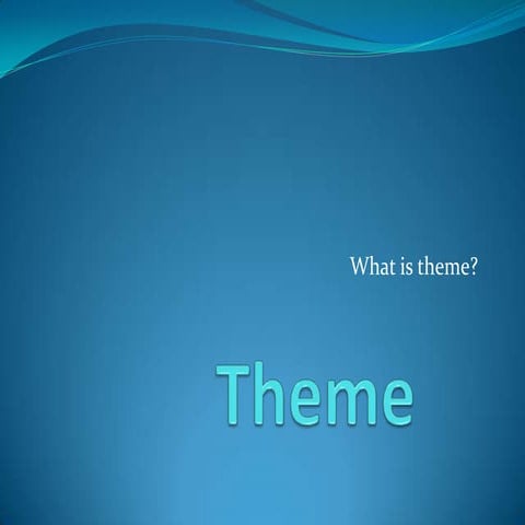Theme Lesson | PPTX
