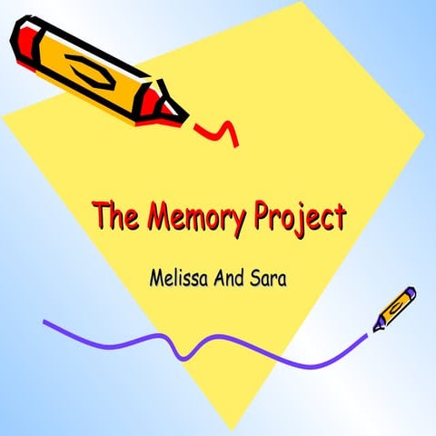 The memory project | PPT