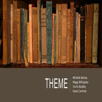 Intro to Literature: Theme Presentation | PPTX | Lotteries and ...