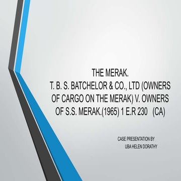 The MERAK CASE | PPTX