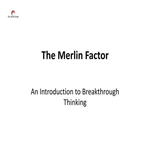 The Merlin Factor | PPTX