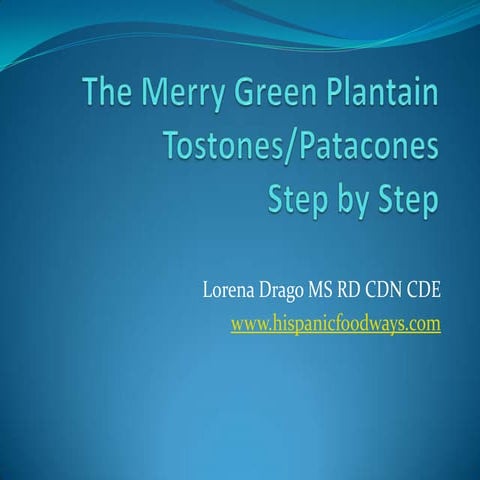 The Merry Green Plantain | PPTX