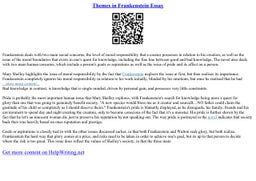 Romanticism & frankenstein | PPT