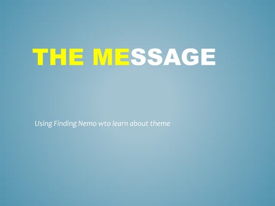 Finding nemo | PDF