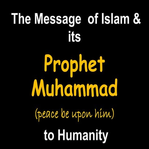 message of islam | PPT