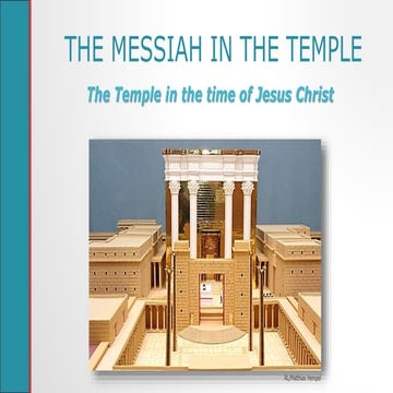 The Messiah in the Temple 2016 Bangkok | PPTX