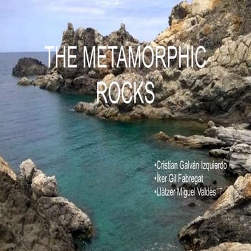 The metamorphics rocks (1) | PPT