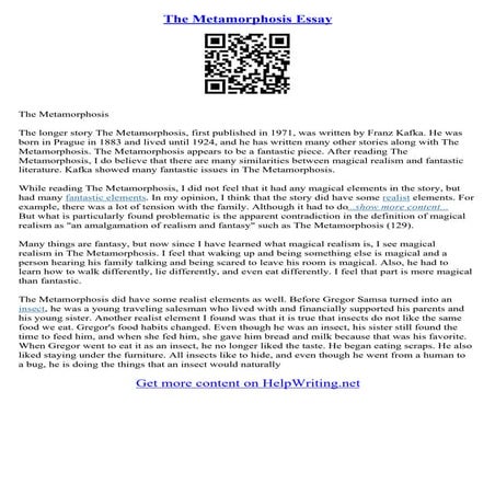 metamorphosis Kafka presentation | PPT