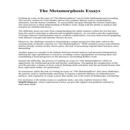 The Metamorphosis Essays.pdf
