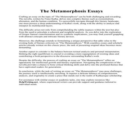 The Metamorphosis Essays.pdf