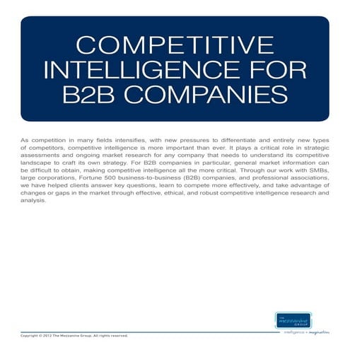 Integrity Company Overview & Portfolio | PDF