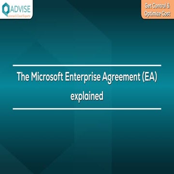 The Microsoft Enterprise Agreement (EA) explained.pdf