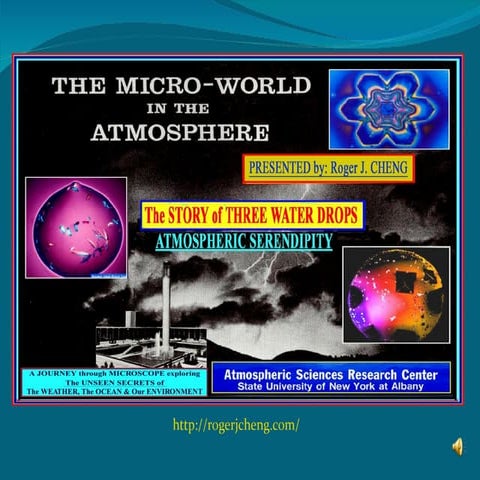 The Micro World In The Atmosphere Roger J Cheng Asrc Uabany | PPT