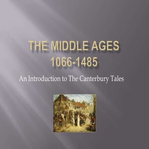 The middle ages | PPTX