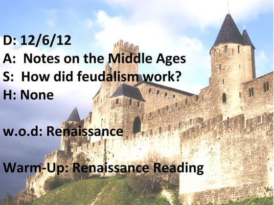 Middle ages | DOCX