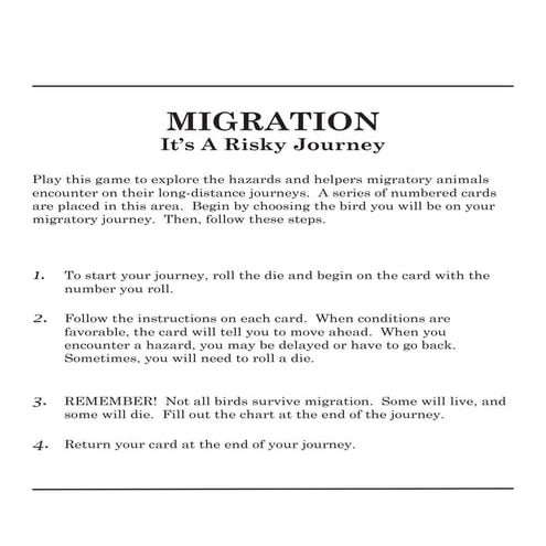 The migration game | PDF