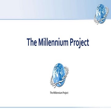 The millennium project overview | PPTX