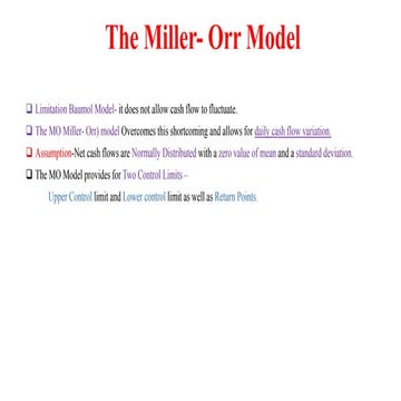 The Miller- Orr Model.pptx