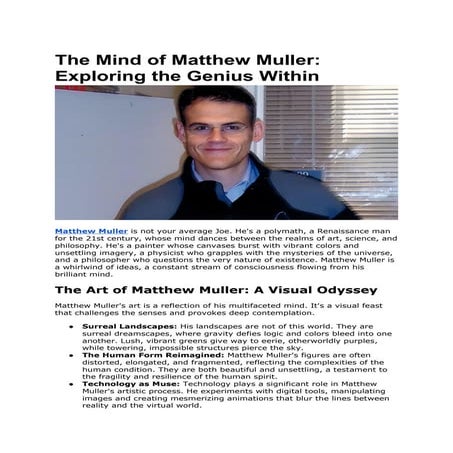 The Mind of Matthew Muller_ Exploring the Genius Within.docx