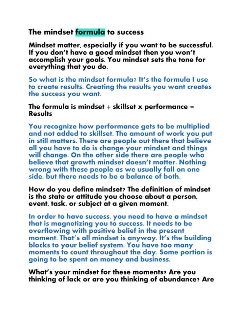 The most fundamental skill intentional learning | PDF