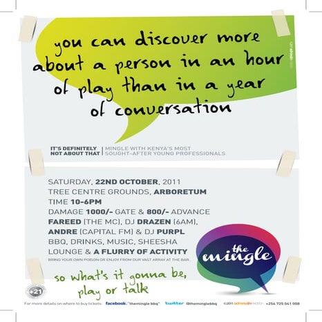 The Mingle Event Poster | PDF