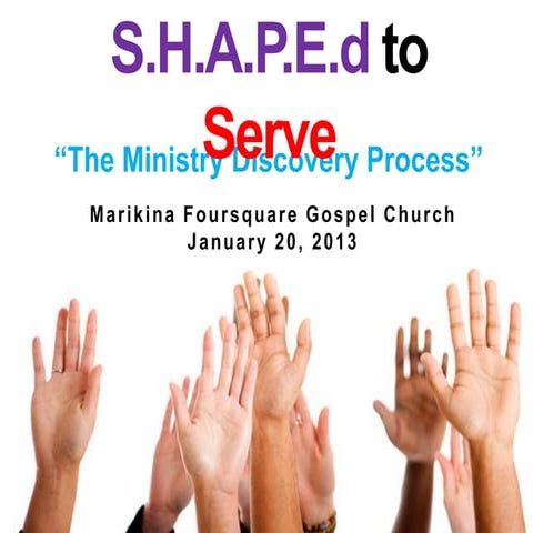 The ministry discovery process | PPTX