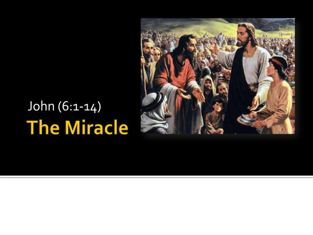 Jesus feed the 5000.ppt JESUS FEED THE 5000 | PPT