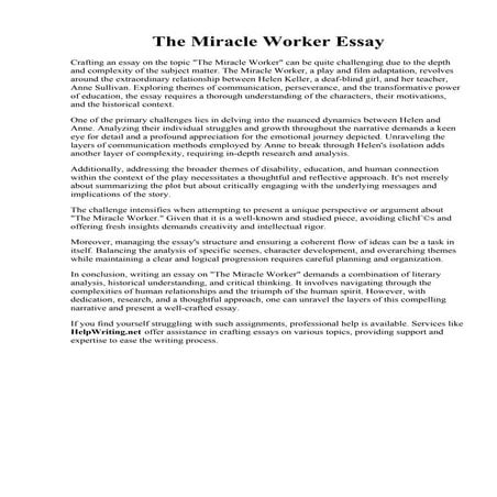 The Miracle Worker Essay.pdf