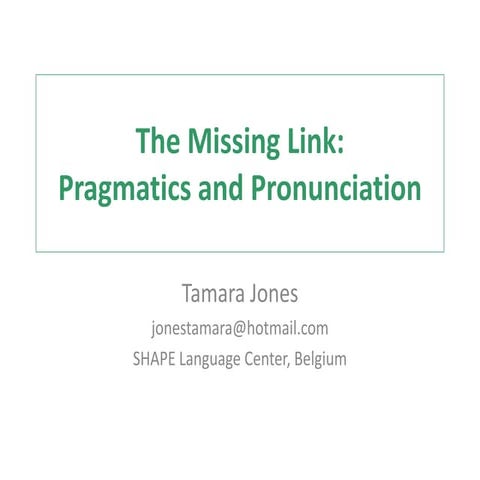 The Missing Link | PPT