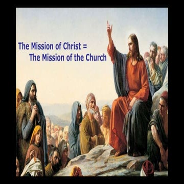The mission of the church 2 | PPT