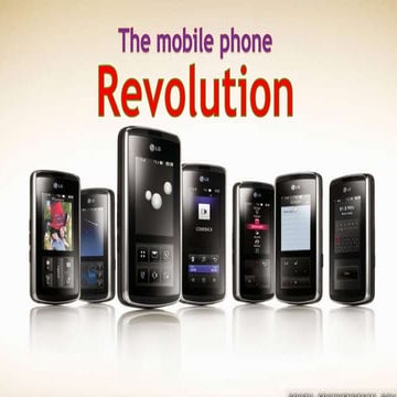 The mobile phone revolution By Muhsin DHIU Chemmad | PPTX