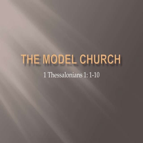 The model church | PPTX