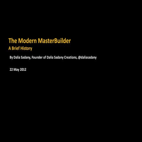 The Modern MasterBuilder | PDF